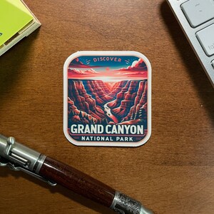 Grand Canyon, Stickers, Weatherproof Sticker, Travel Journal, Suitcase ...
