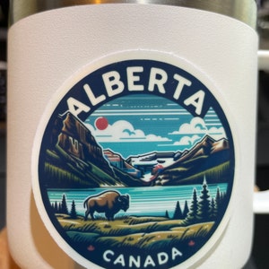 Alberta, Canada, Stickers, Weatherproof Sticker, Travel Journal ...