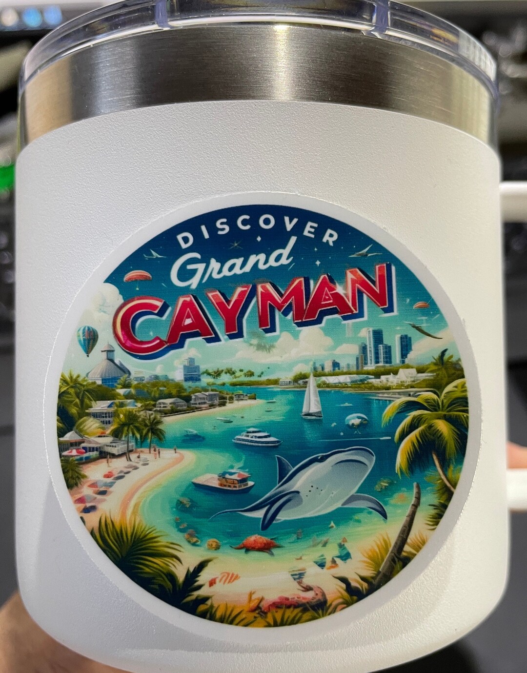 Cayman Islands, Grand Cayman,stickers, Weatherproof Sticker, Travel ...