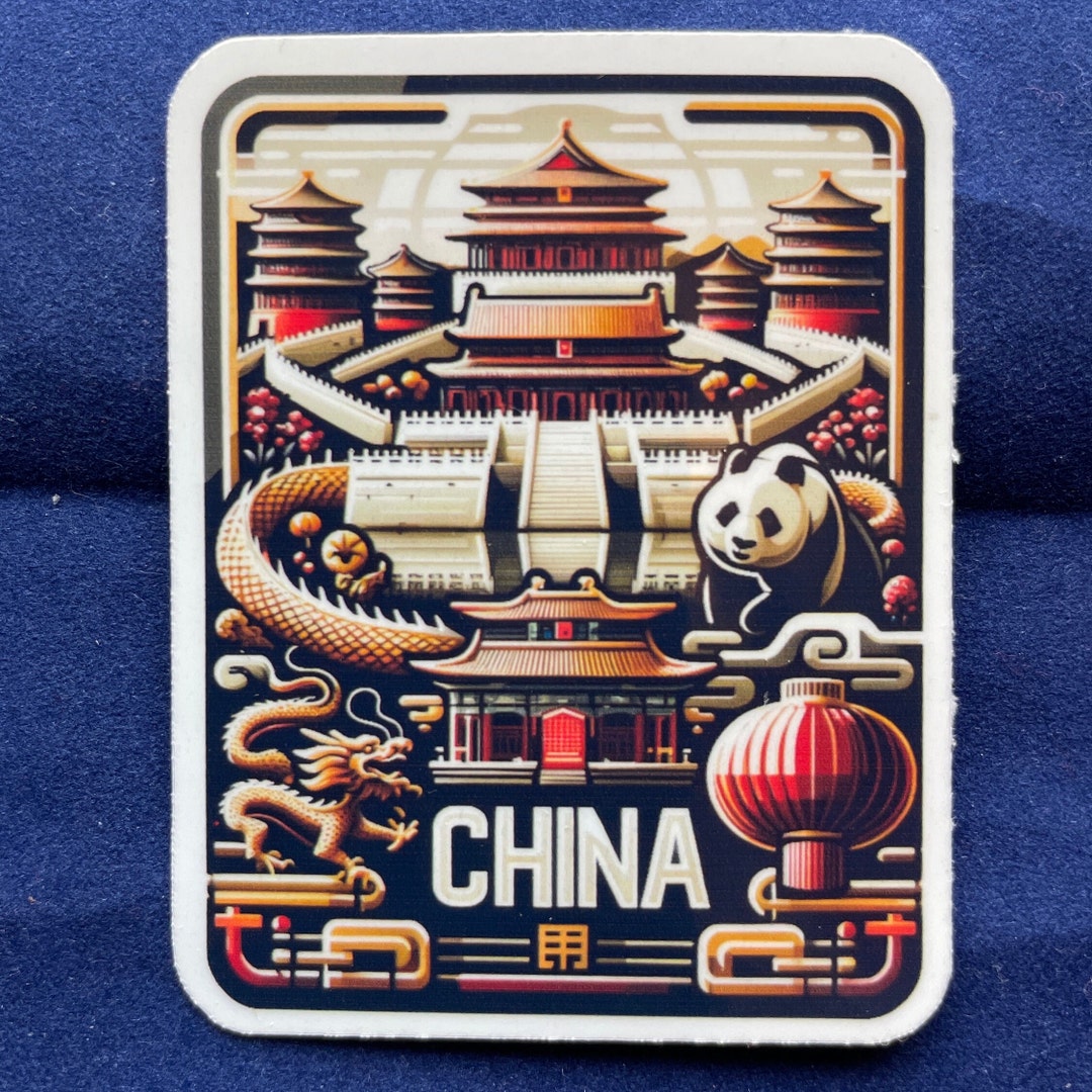 China | China Travel | Waterproof Sticker | Travel Sticker | Suitcase ...