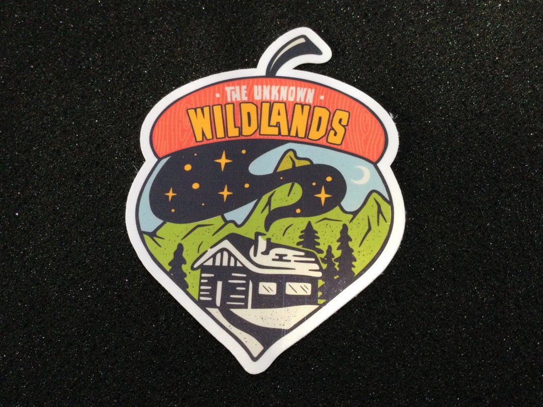 Cabin in the Woods Sticker - the Unknown Wildlands Cabin Sticker ...