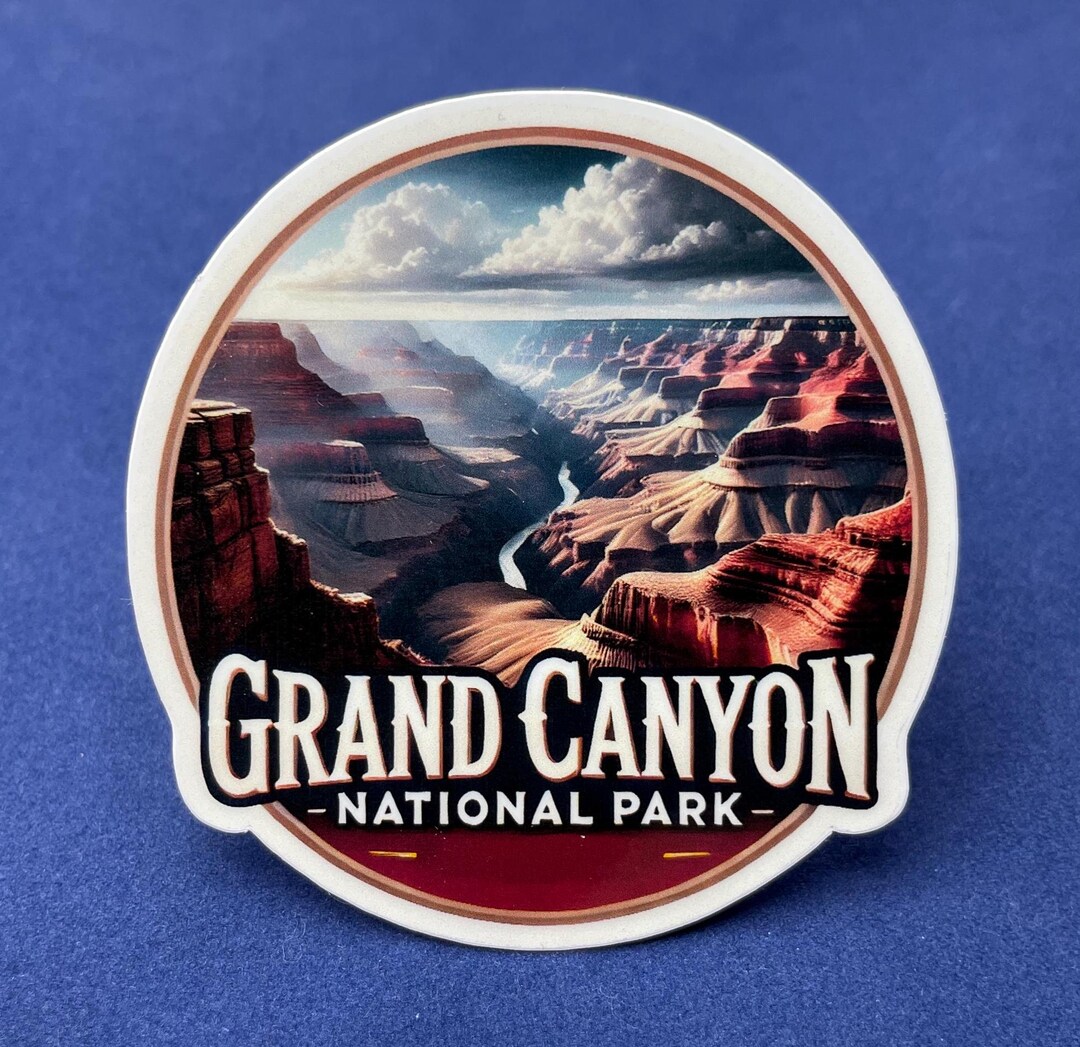 Grand Canyon, Stickers, Weatherproof Sticker, Travel Journal, Suitcase ...