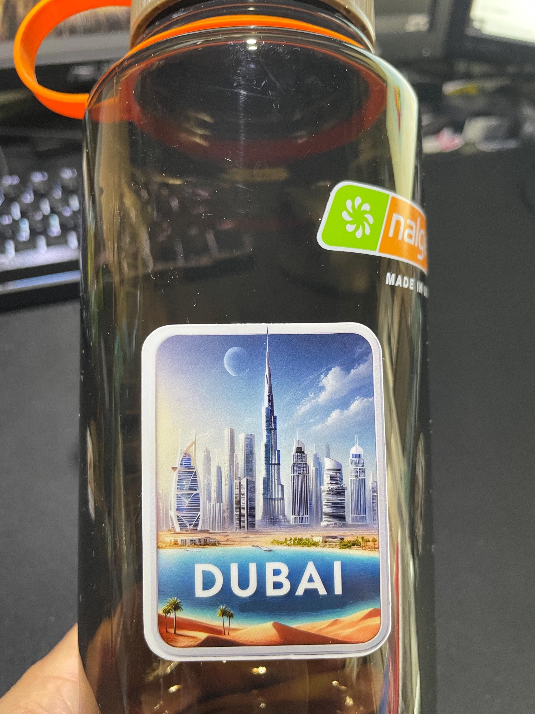 Dubai, Stickers, Weatherproof Sticker, Travel Journal, Suitcase Sticker ...