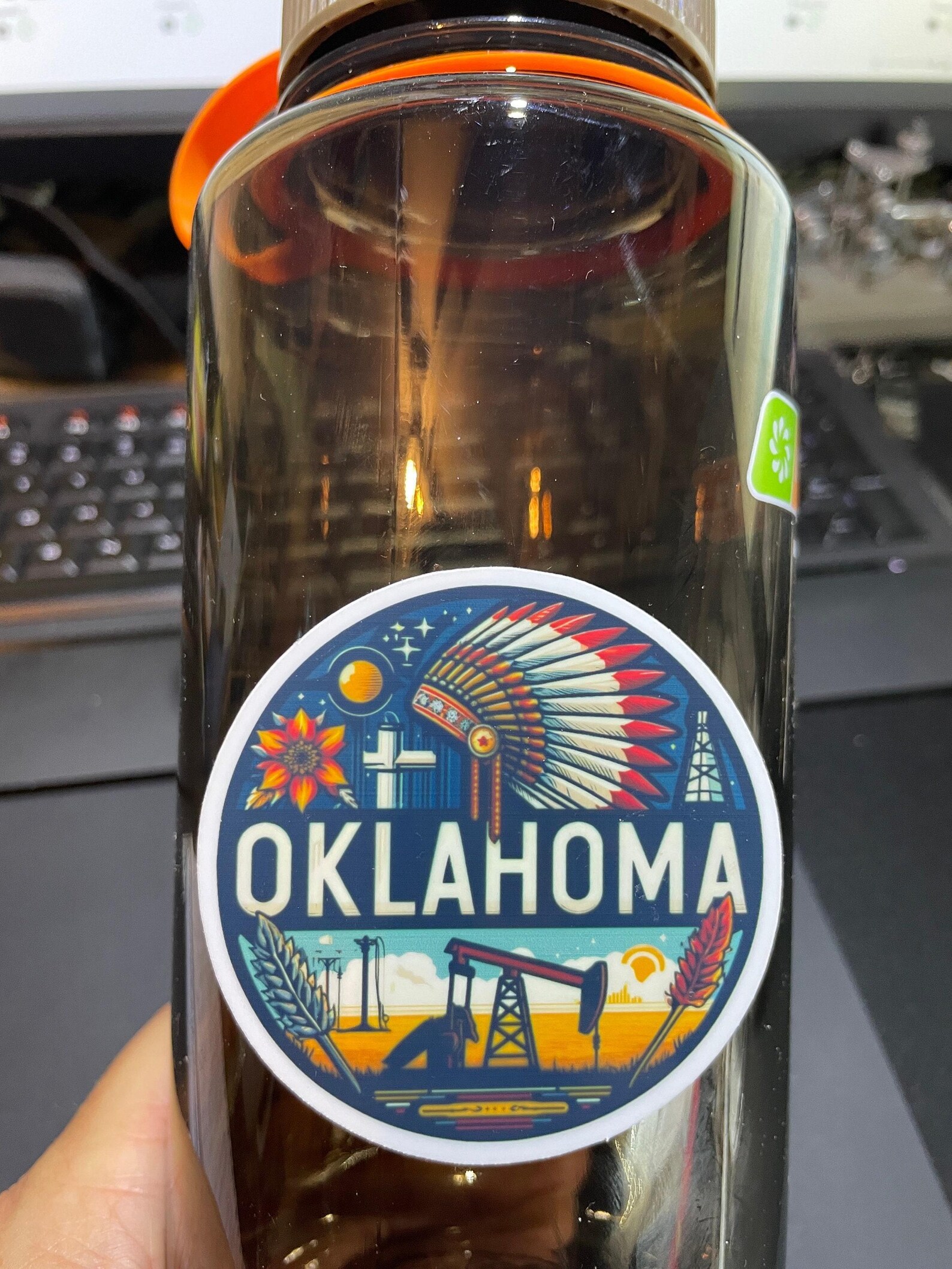 Oklahoma, Stickers, Weatherproof Sticker, Travel Journal, Suitcase ...