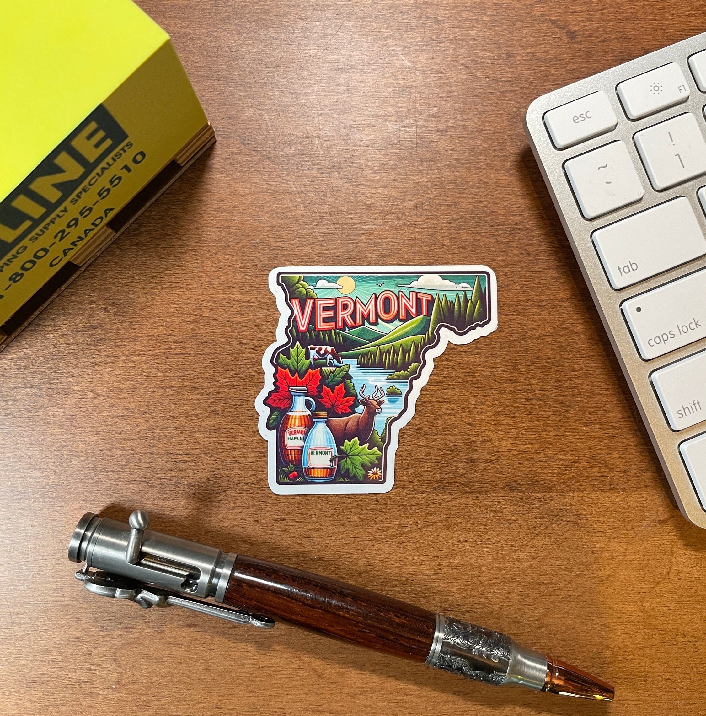 Vermont Travel Vermont State Waterproof Sticker Vermont Travel Sticker ...