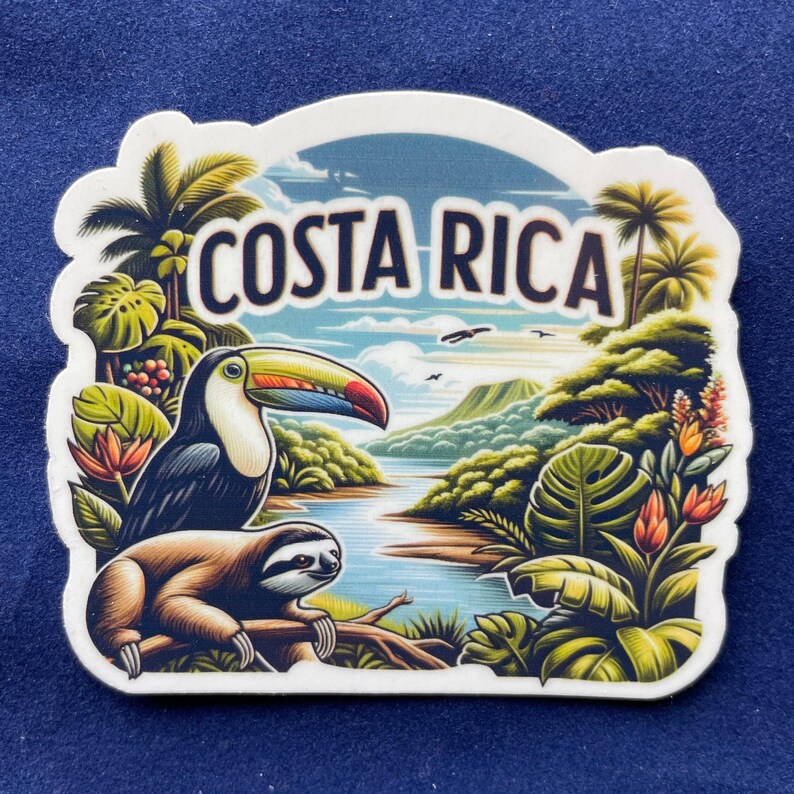 Costa Rica | Costa Rica Travel | Travel Decal | Waterproof Sticker ...