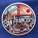 San Francisco San Francisco Travel Waterproof Sticker Travel Sticker ...