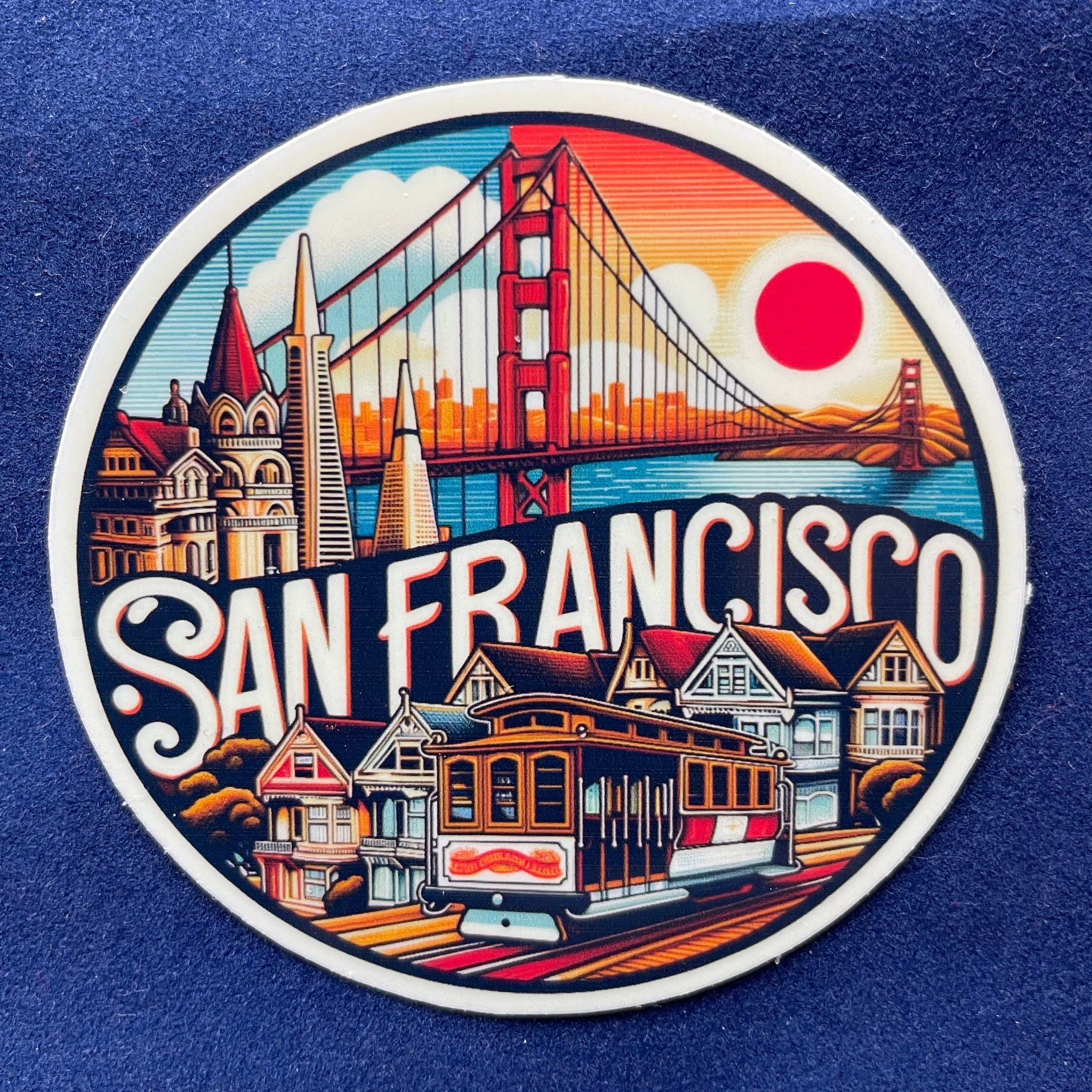 San Francisco San Francisco Travel Waterproof Sticker Travel Sticker ...