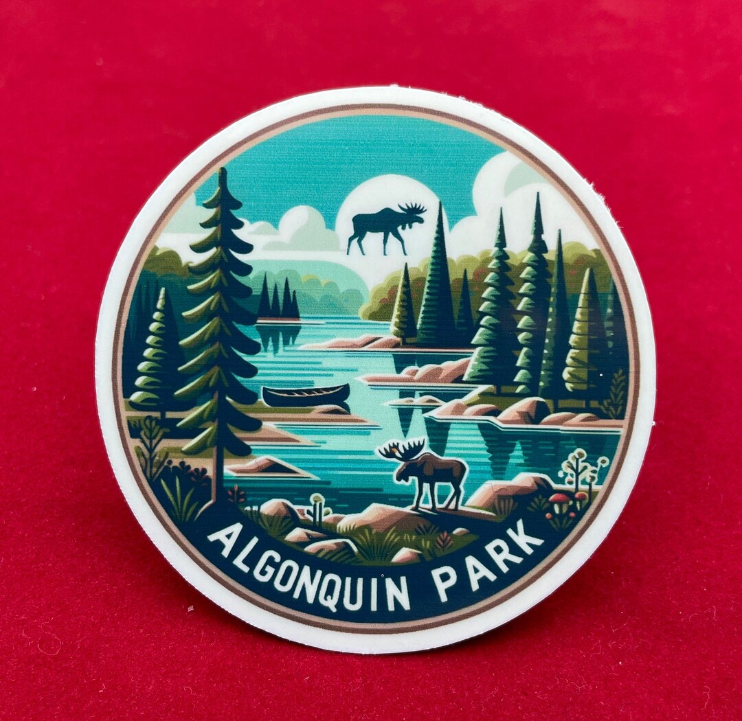 Algonquin Park, Canada, Monaco, Stickers, Weatherproof Sticker, Travel ...