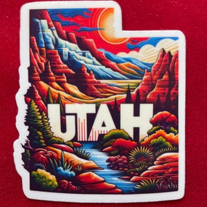 Utah | Utah Travel | Travel Decal | Waterproof Sticker | Utah Travel ...