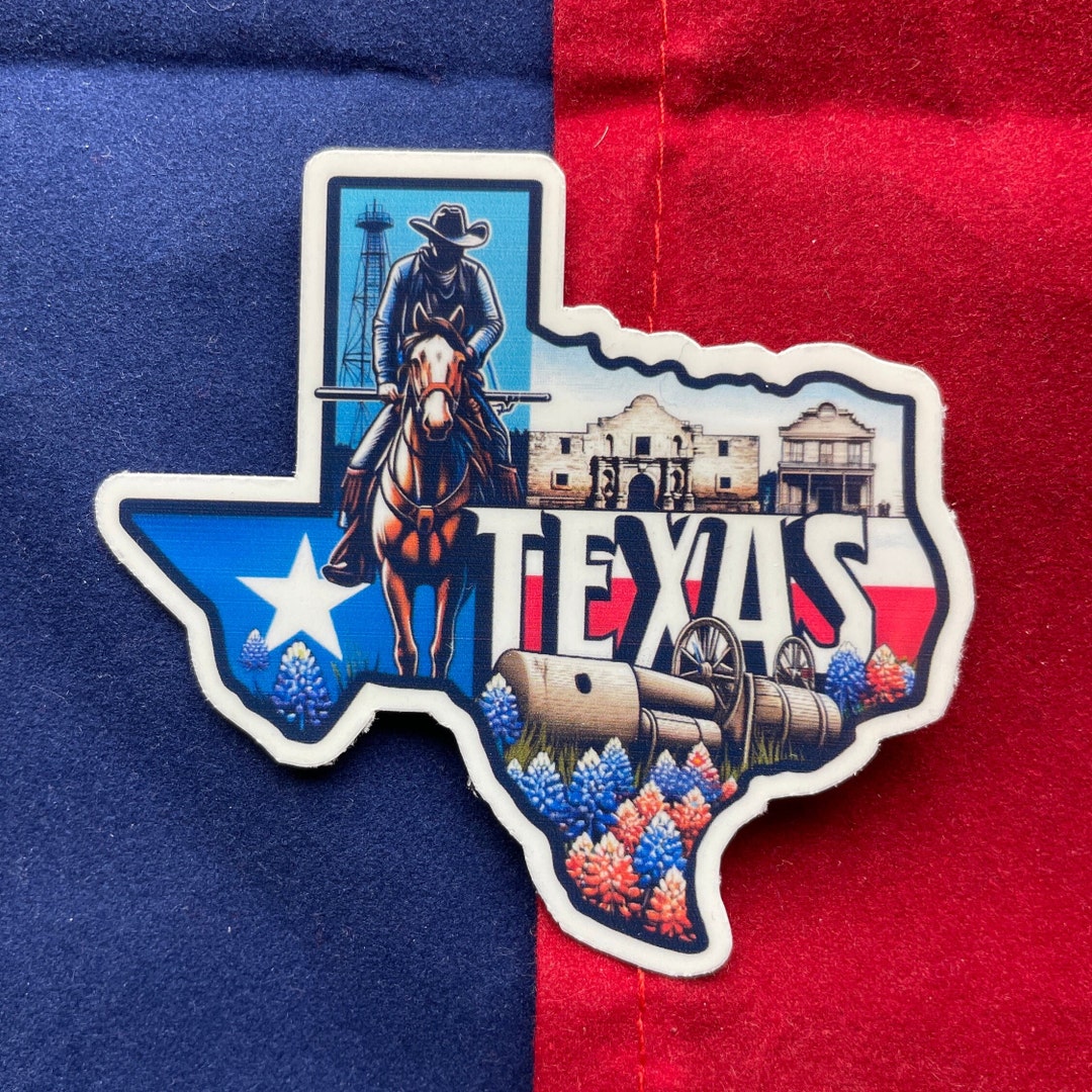 Texas | Texas Sticker | Texas Travel | Travel Decal | Waterproof ...