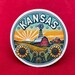 Kansas, Stickers, Weatherproof Sticker, Travel Journal, Suitcase ...