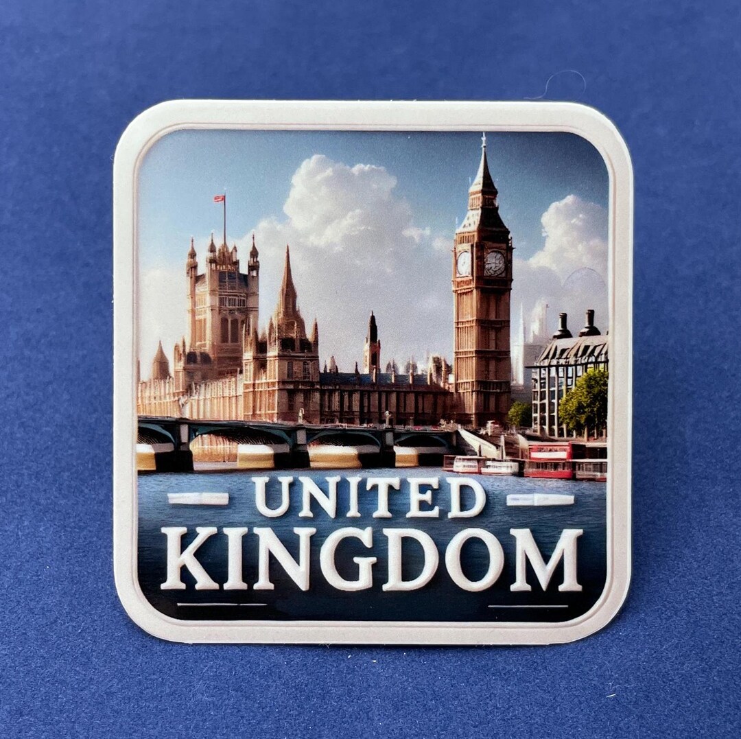 United Kingdom, Stickers, Weatherproof Sticker, Travel Journal ...