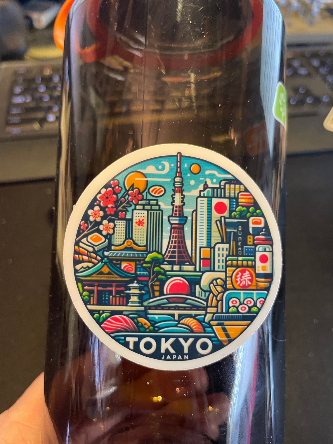 Tokyo, Stickers, Weatherproof Sticker, Travel Journal, Suitcase Sticker ...