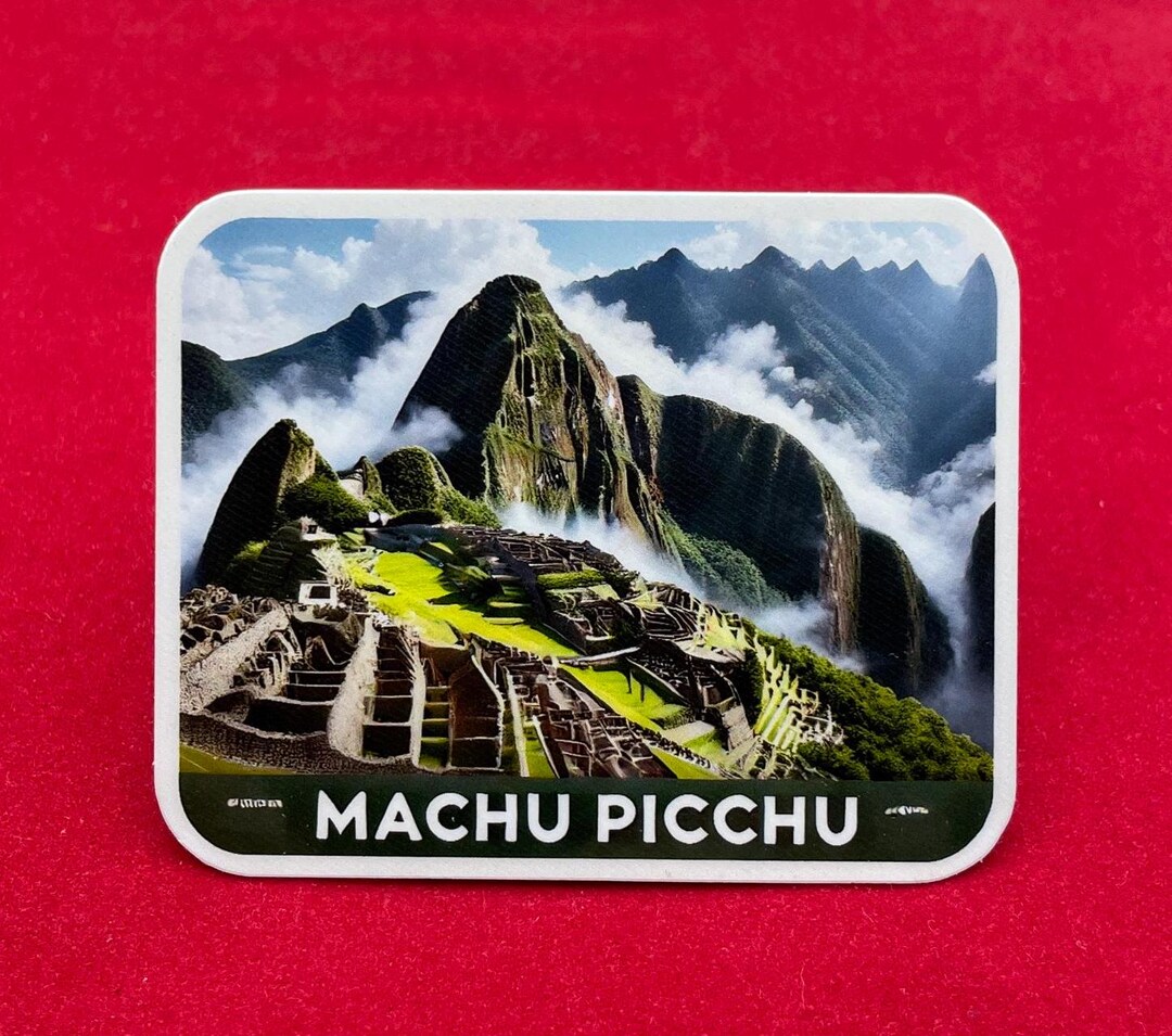 Machu Picchu,peru, Stickers, Weatherproof Sticker, Travel Journal ...