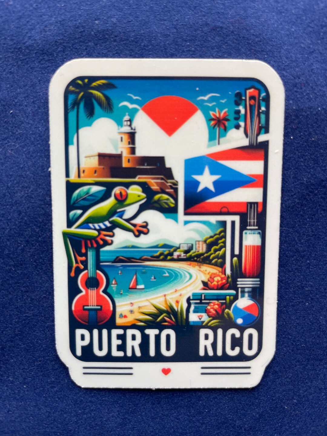 Puerto Rico | Puerto Rico Sticker| | Waterproof Sticker | Travel ...