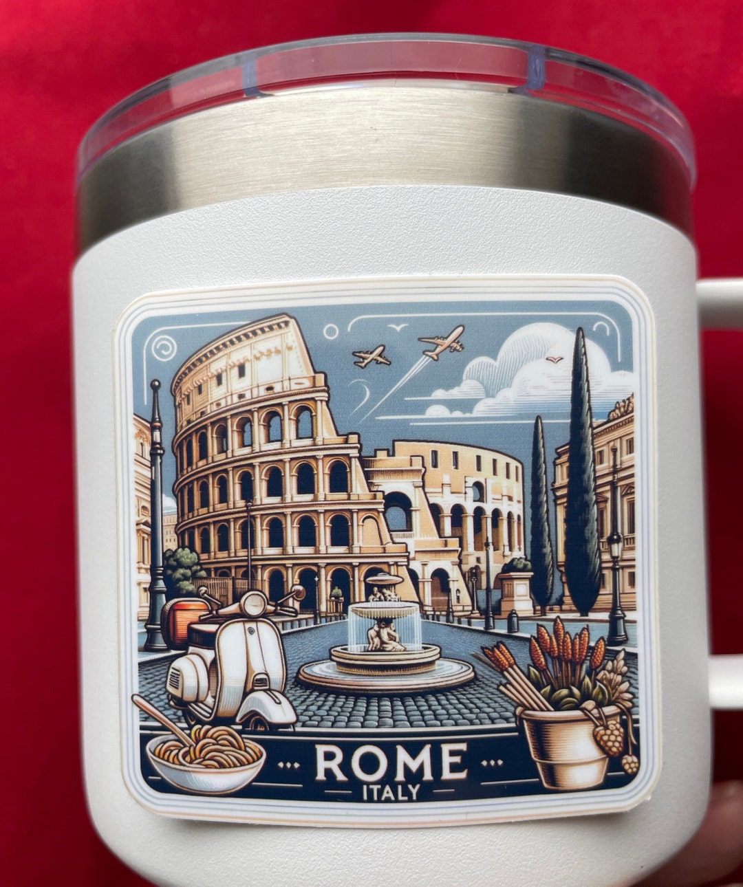 Rome Italy | Rome Italy Travel | Rome Sticker | Waterproof Sticker ...