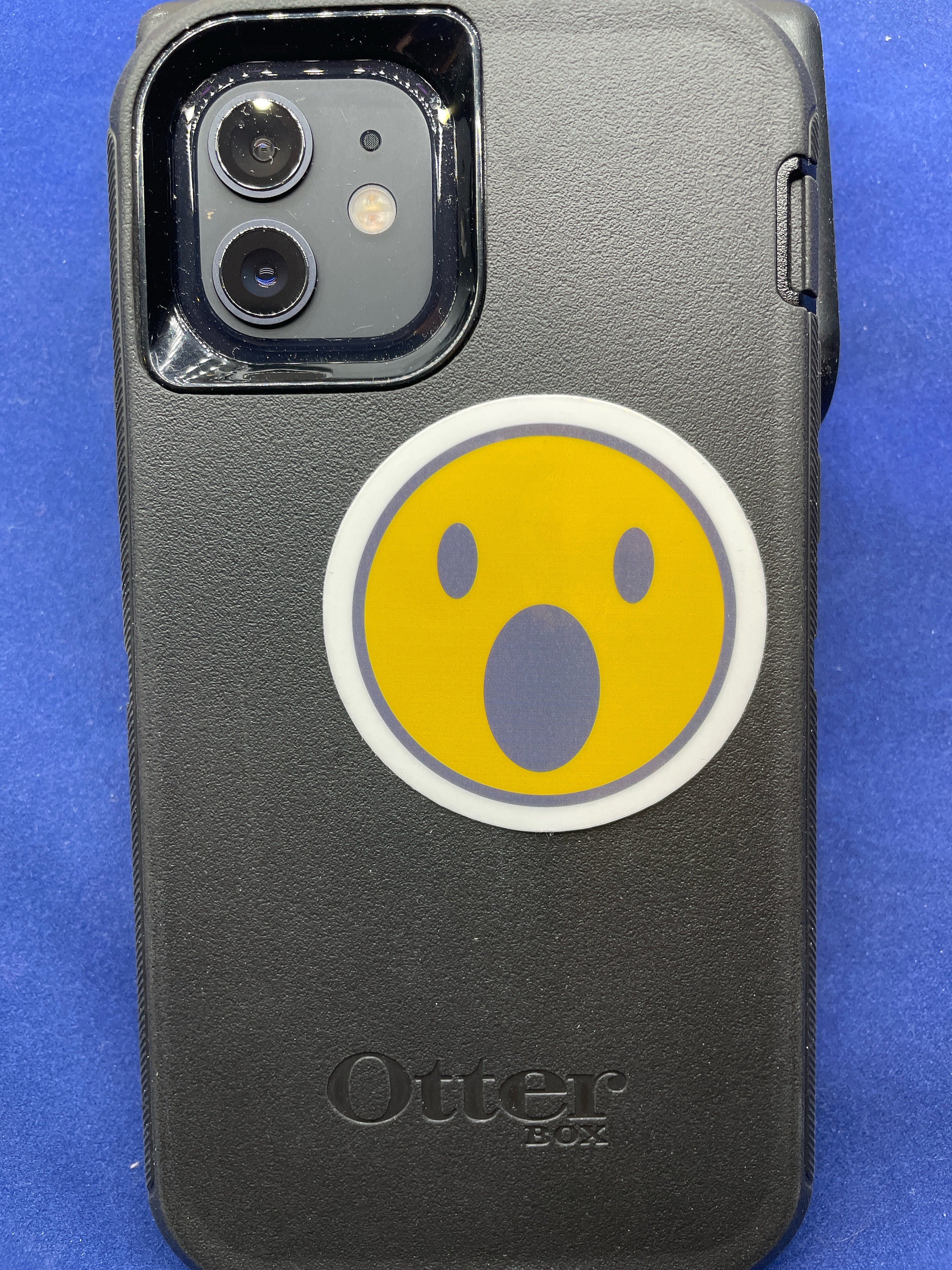 Emoji Emoji Sticker Shocked Face Surprised Emoji Sticker Waterproof ...