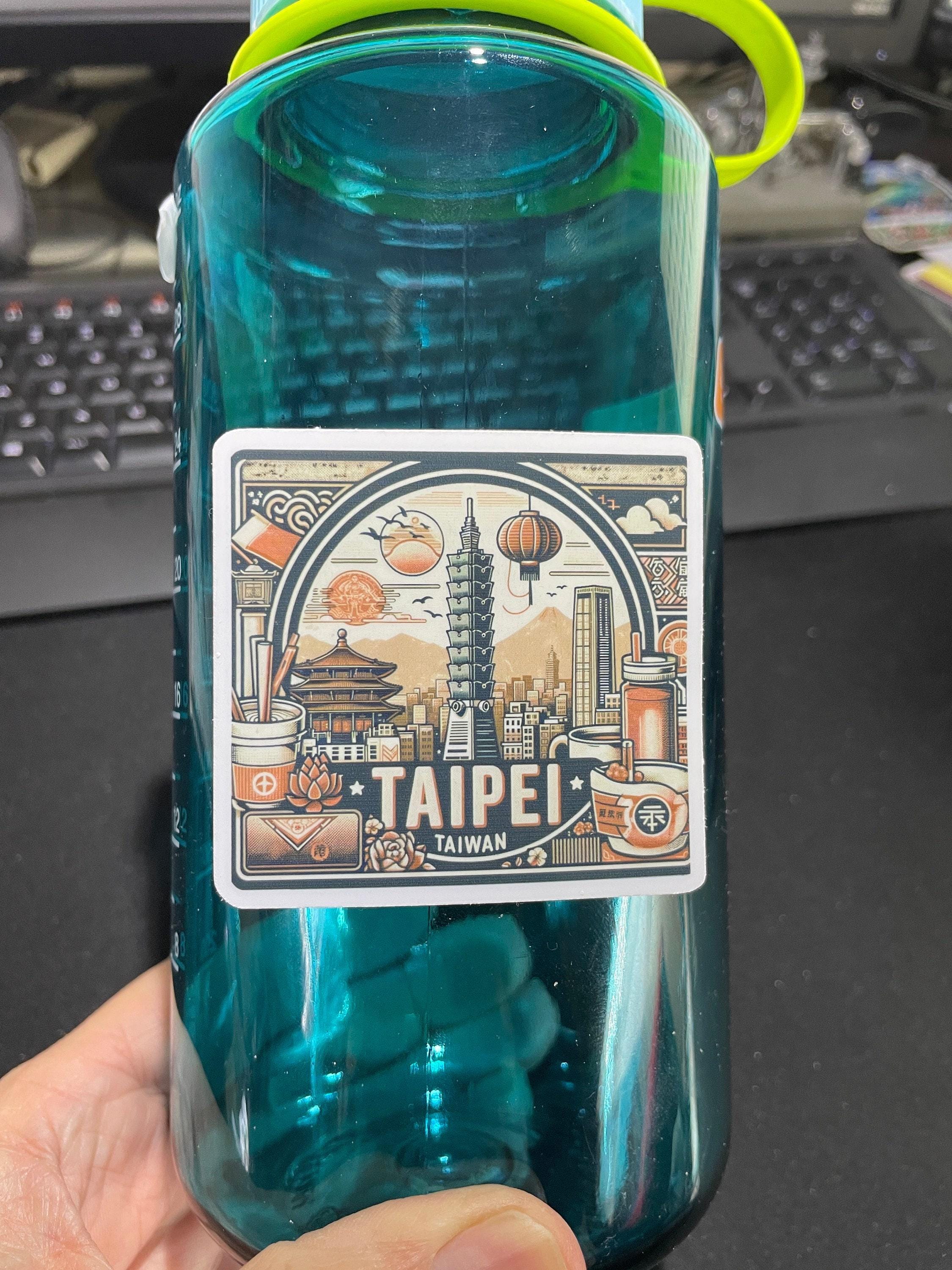 Taipei, Taiwan, Stickers, Weatherproof Sticker, Travel Journal ...
