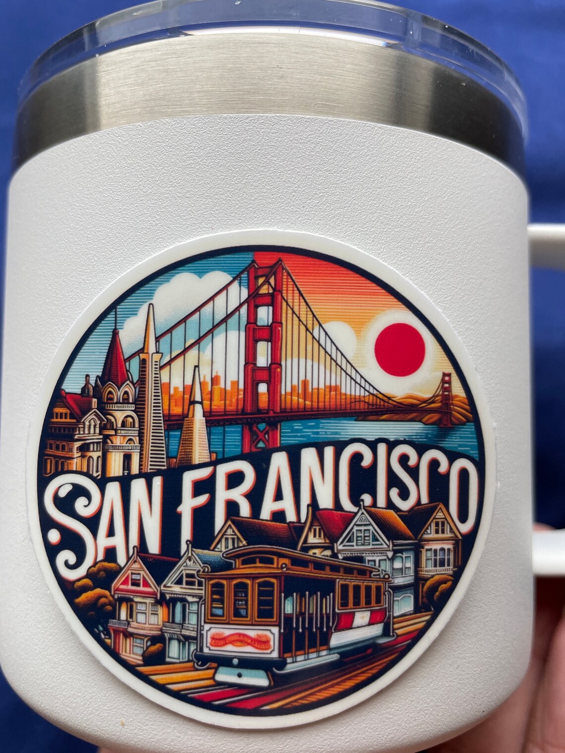 San Francisco San Francisco Travel Waterproof Sticker Travel Sticker ...