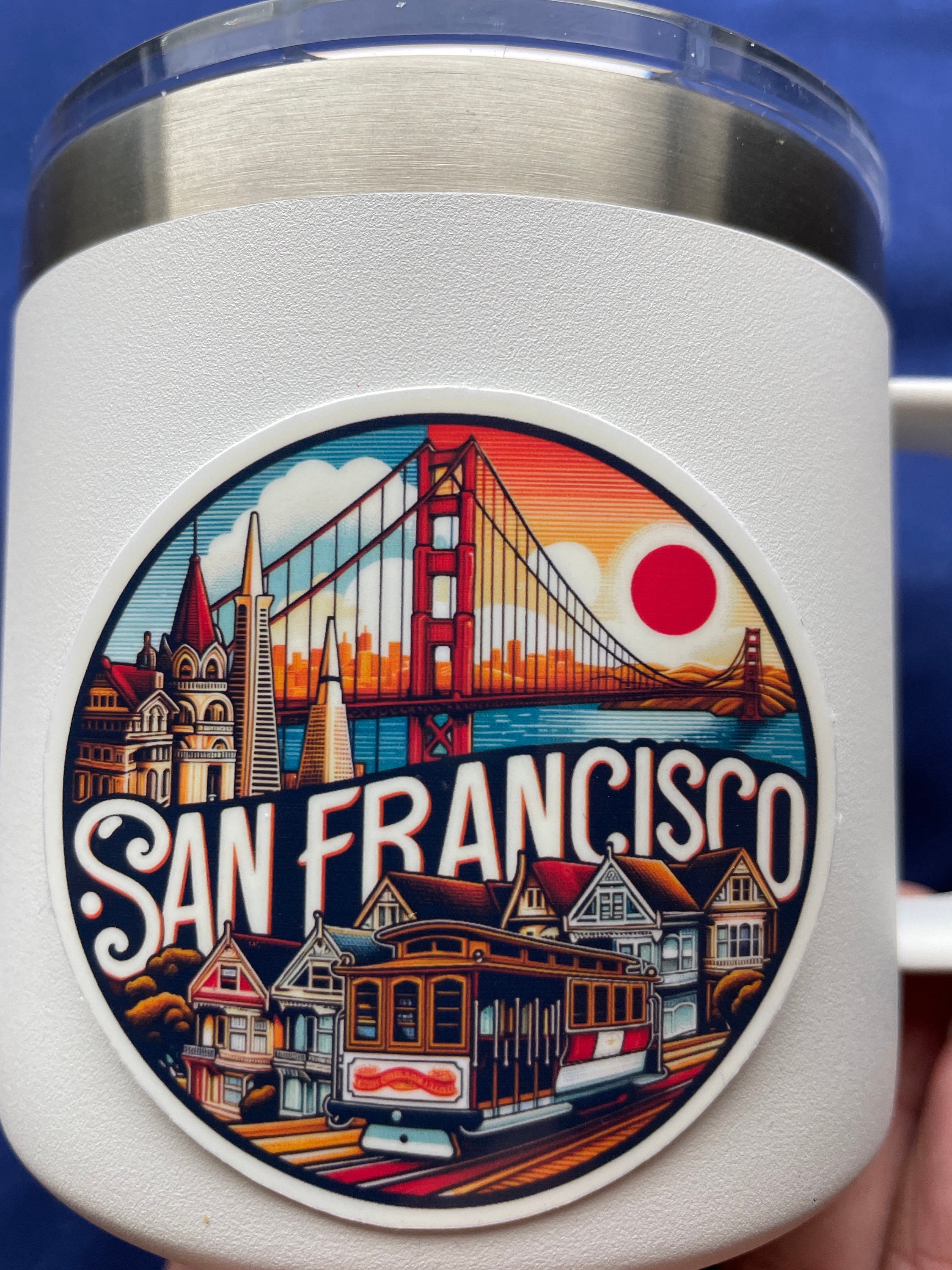 San Francisco San Francisco Travel Waterproof Sticker Travel Sticker ...