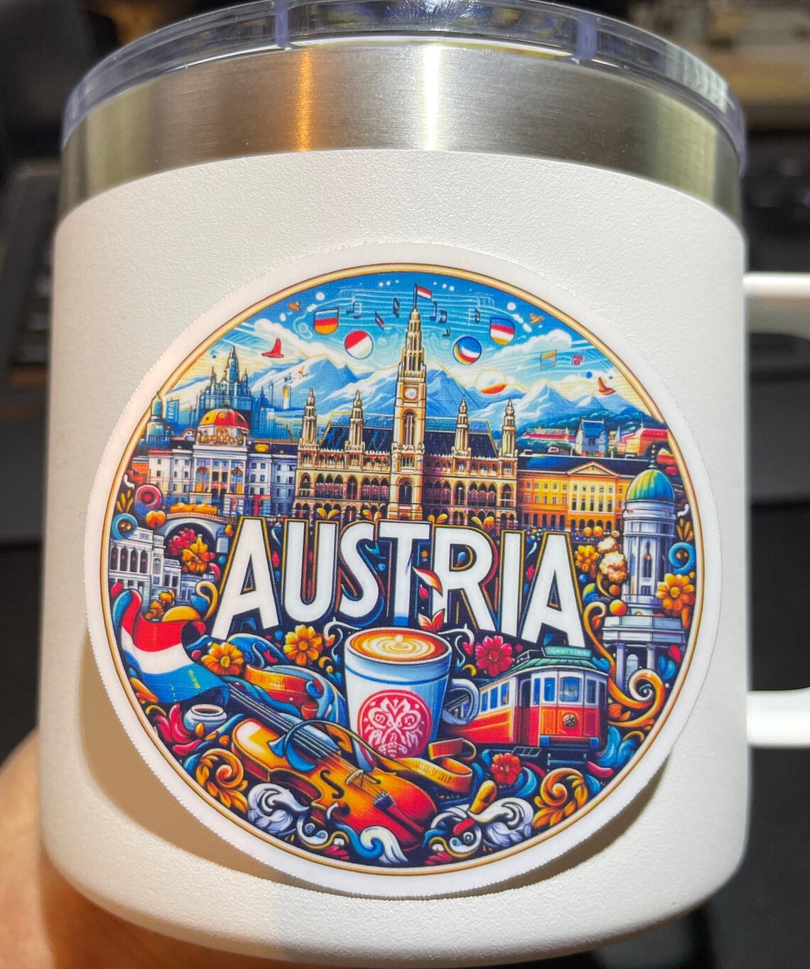 Austria, Stickers, Weatherproof Sticker, Travel Journal, Suitcase ...