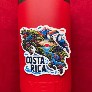 Costa Rica | Costa Rica Travel | Travel Decal | Waterproof Sticker ...
