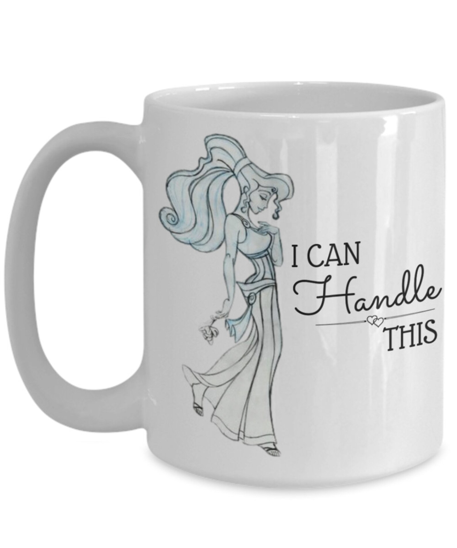 Meg hercules mug/hercules disney mug/meg hercules i can handle | Etsy