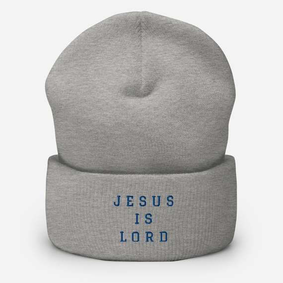 Jesus is Lord Cuffed Beanie/jesus is Lord Beanie/jesus is Lord - Etsy ...