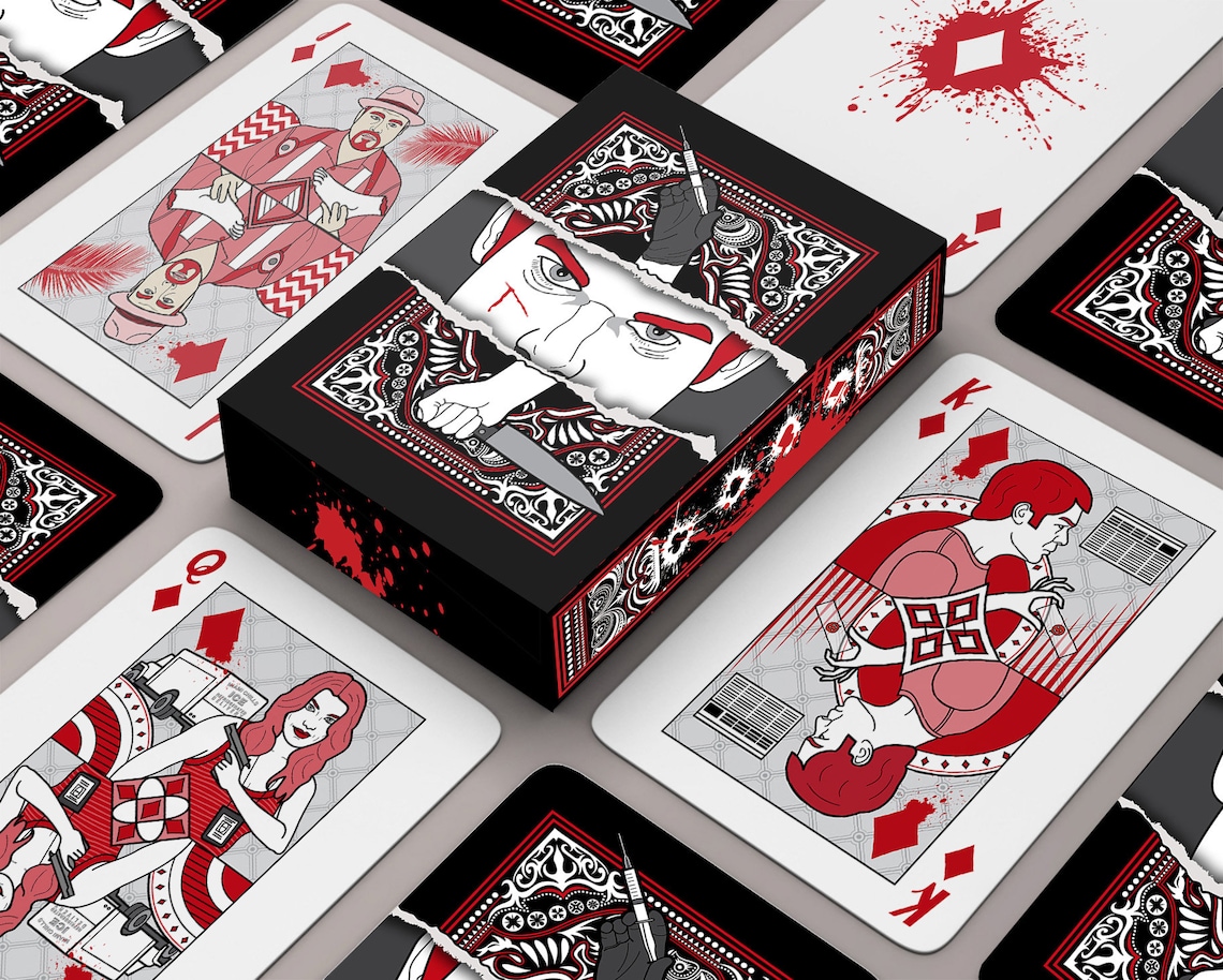Dexter Inspired Playing Cards | Etsy