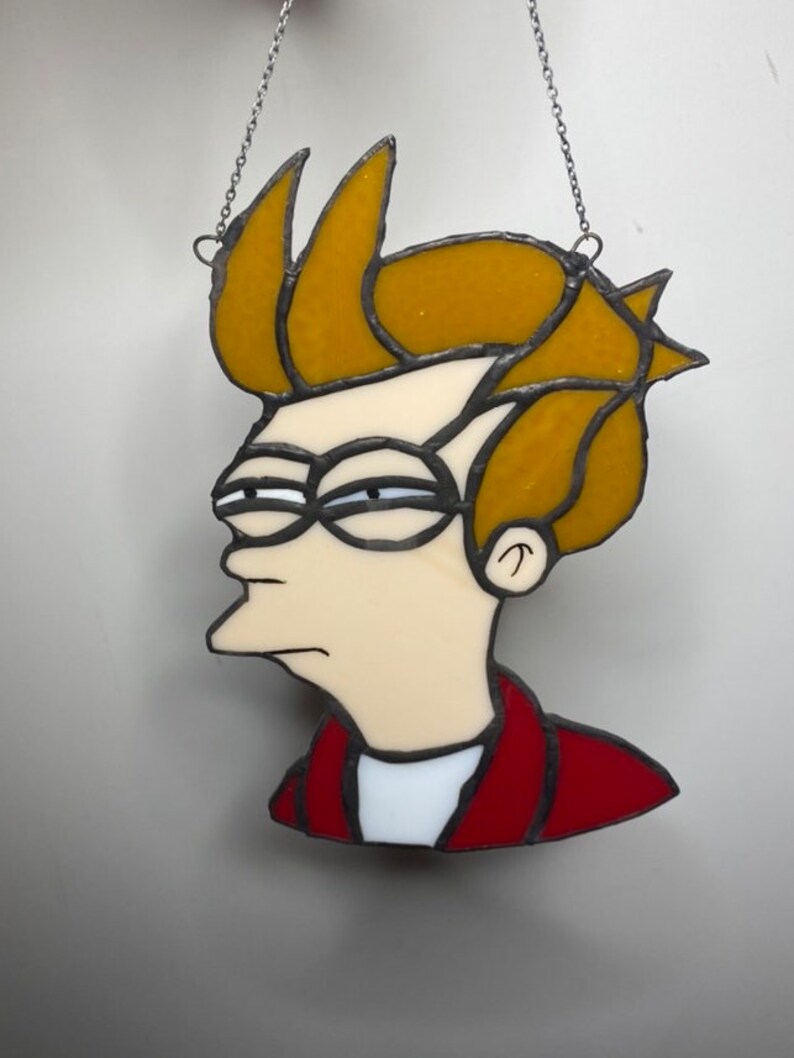Fry Meme Inspired Stained Glass futurama Not Sure If... - Etsy