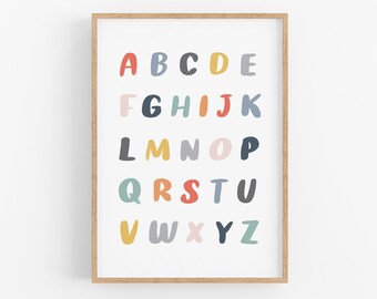 Simple Abc Poster - Etsy