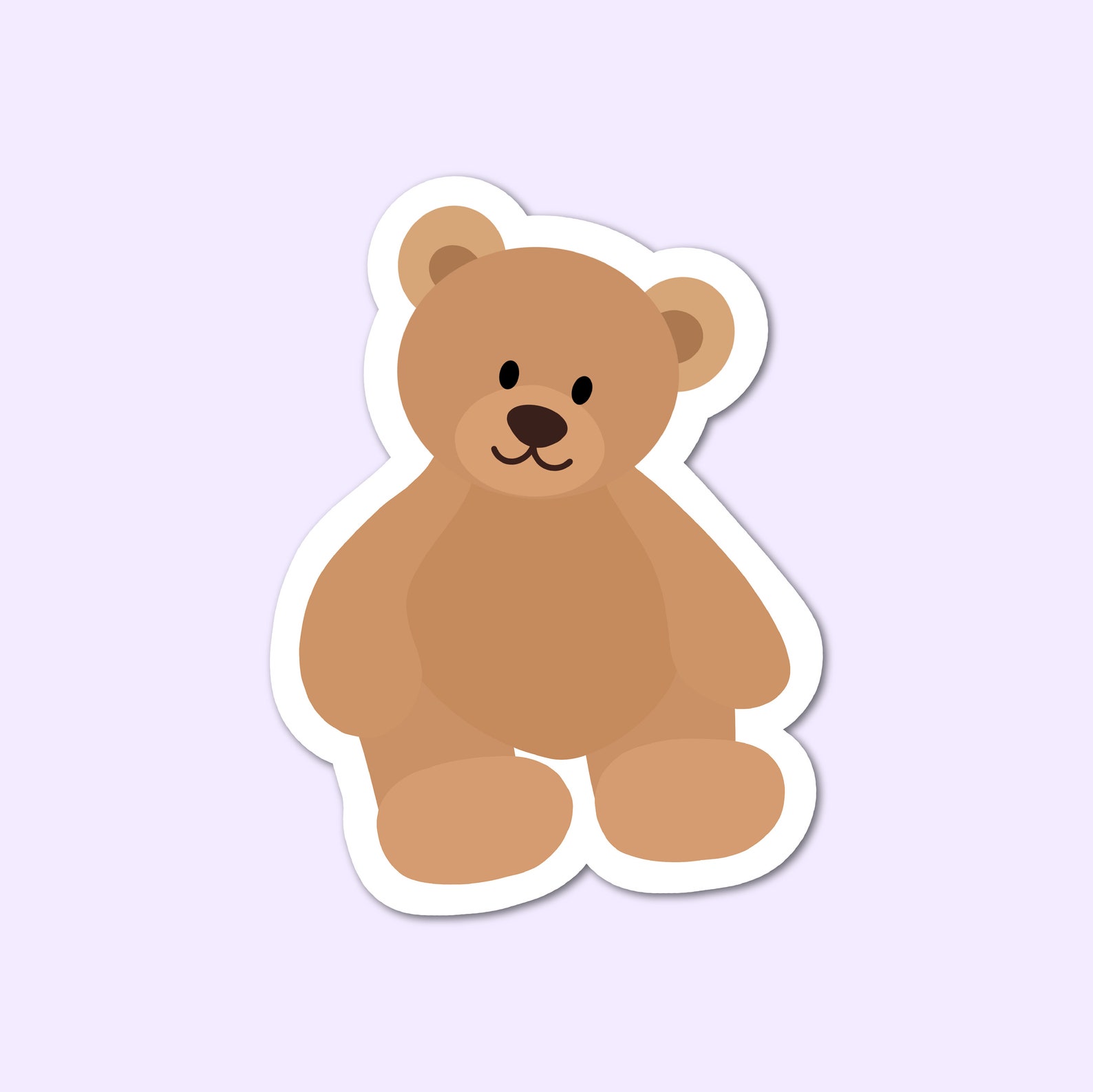 Teddy Bear Sticker Kids Sticker Die Cut Sticker Laptop | Etsy