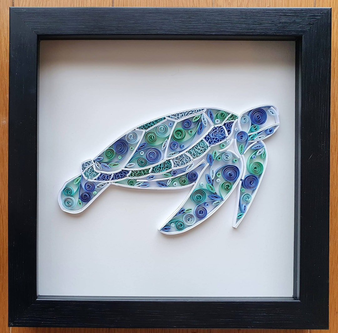 Quilled Paper Sea Turtle - Etsy