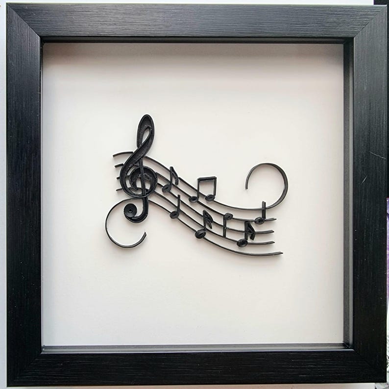 Paper Quilled Musical Notes - Etsy