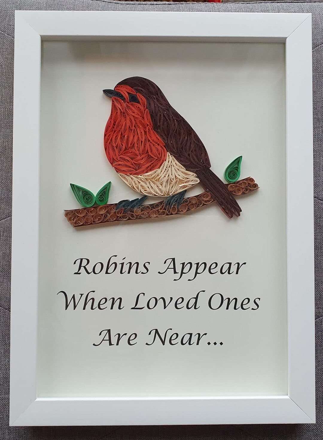 Quilled Paper Robin - Etsy