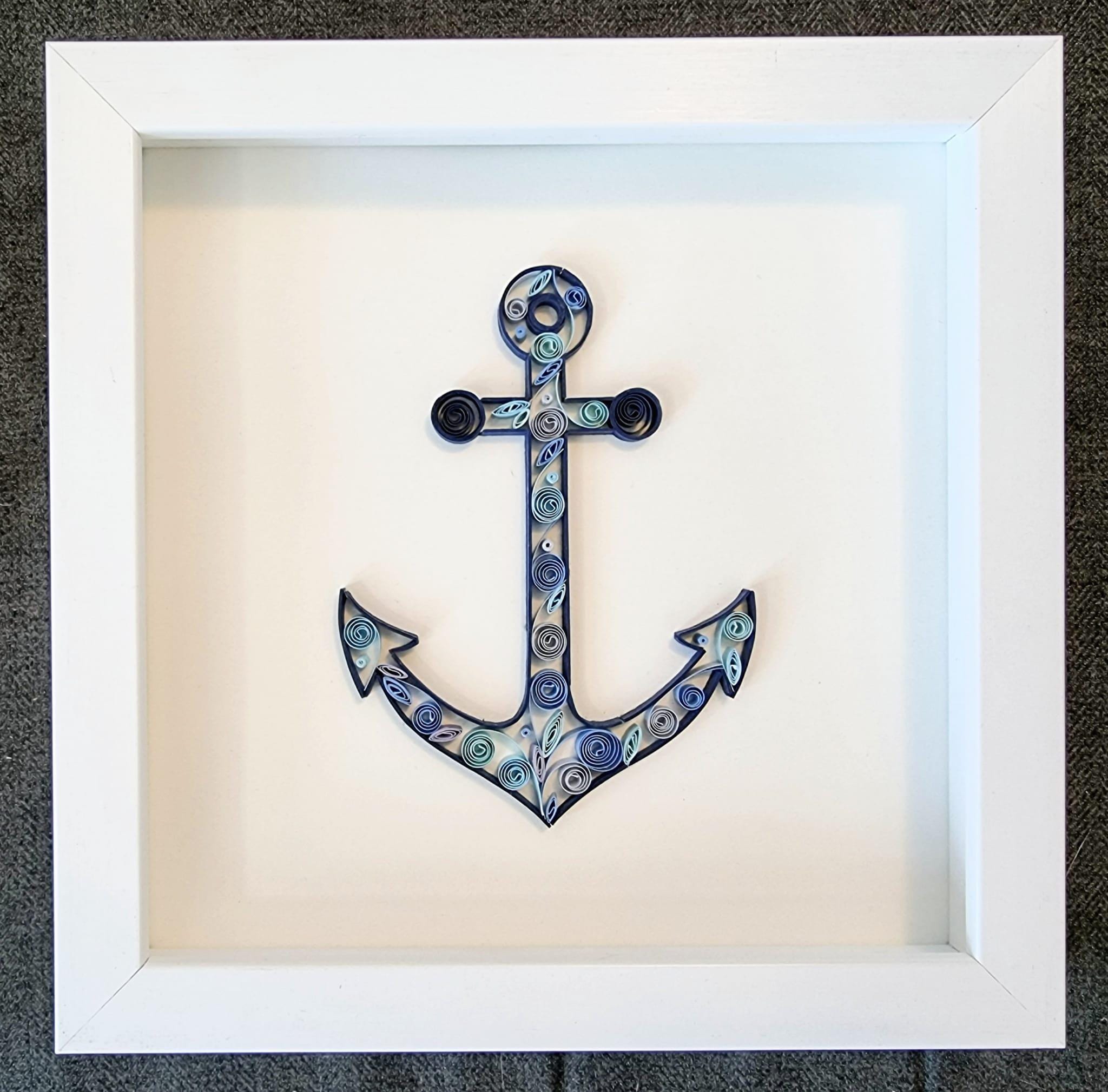 Paper Quilled Anchor - Etsy