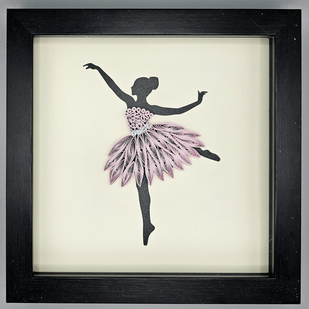 Paper Quilled Ballet Dancer - Etsy
