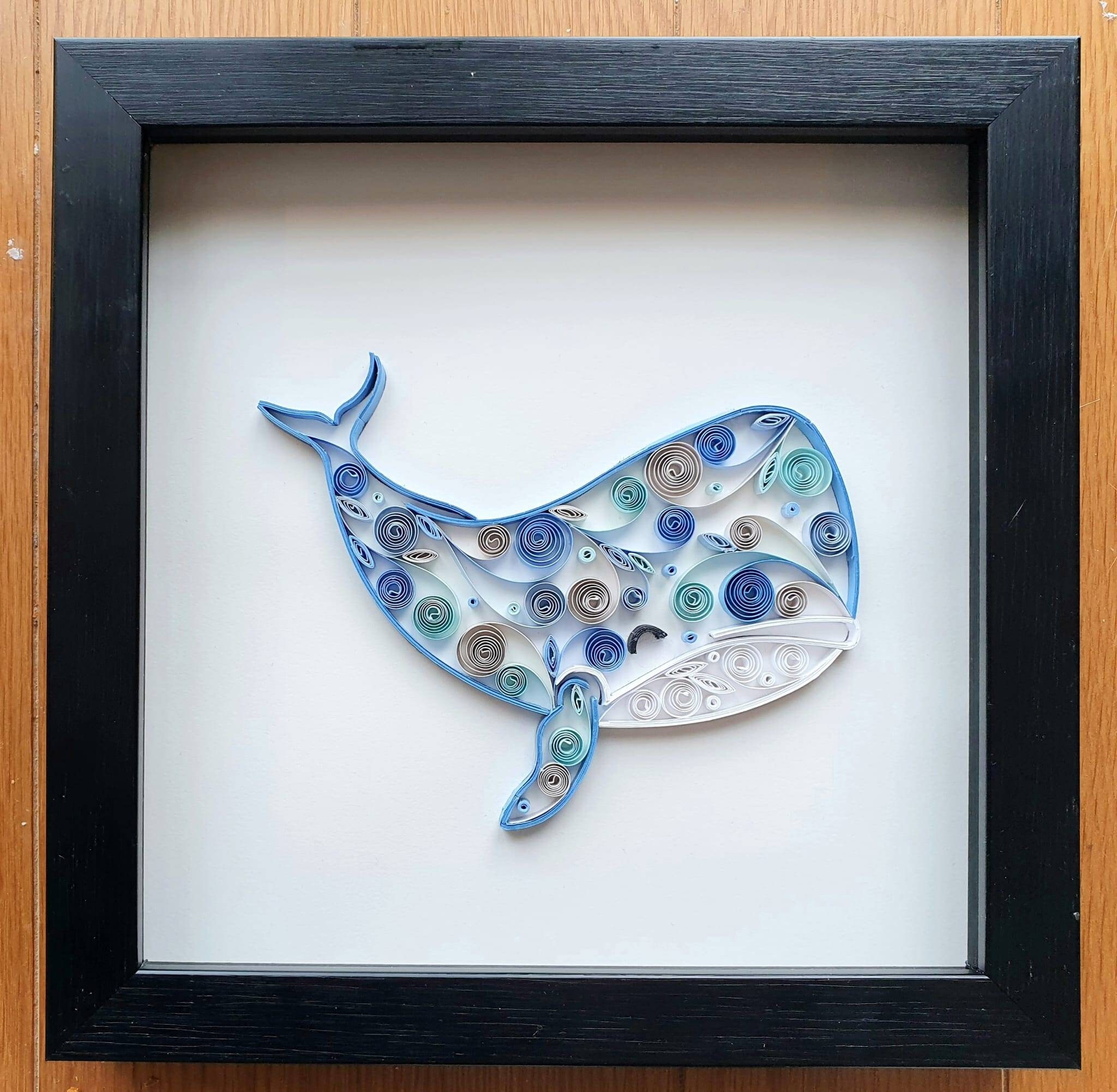 Quilled Paper Whale - Etsy