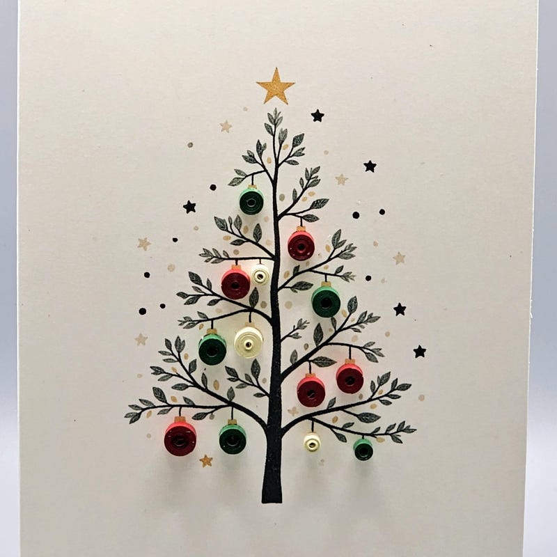 Button Christmas Cards - Etsy UK