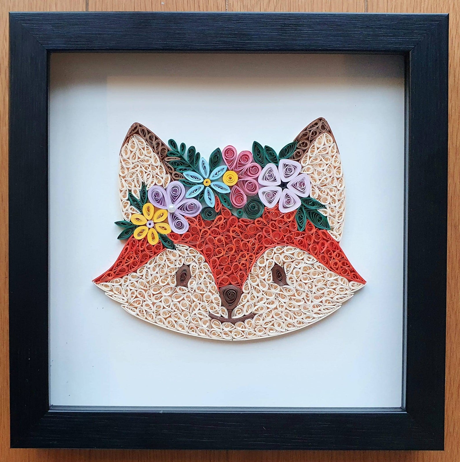 Quilled Paper Fox - Etsy
