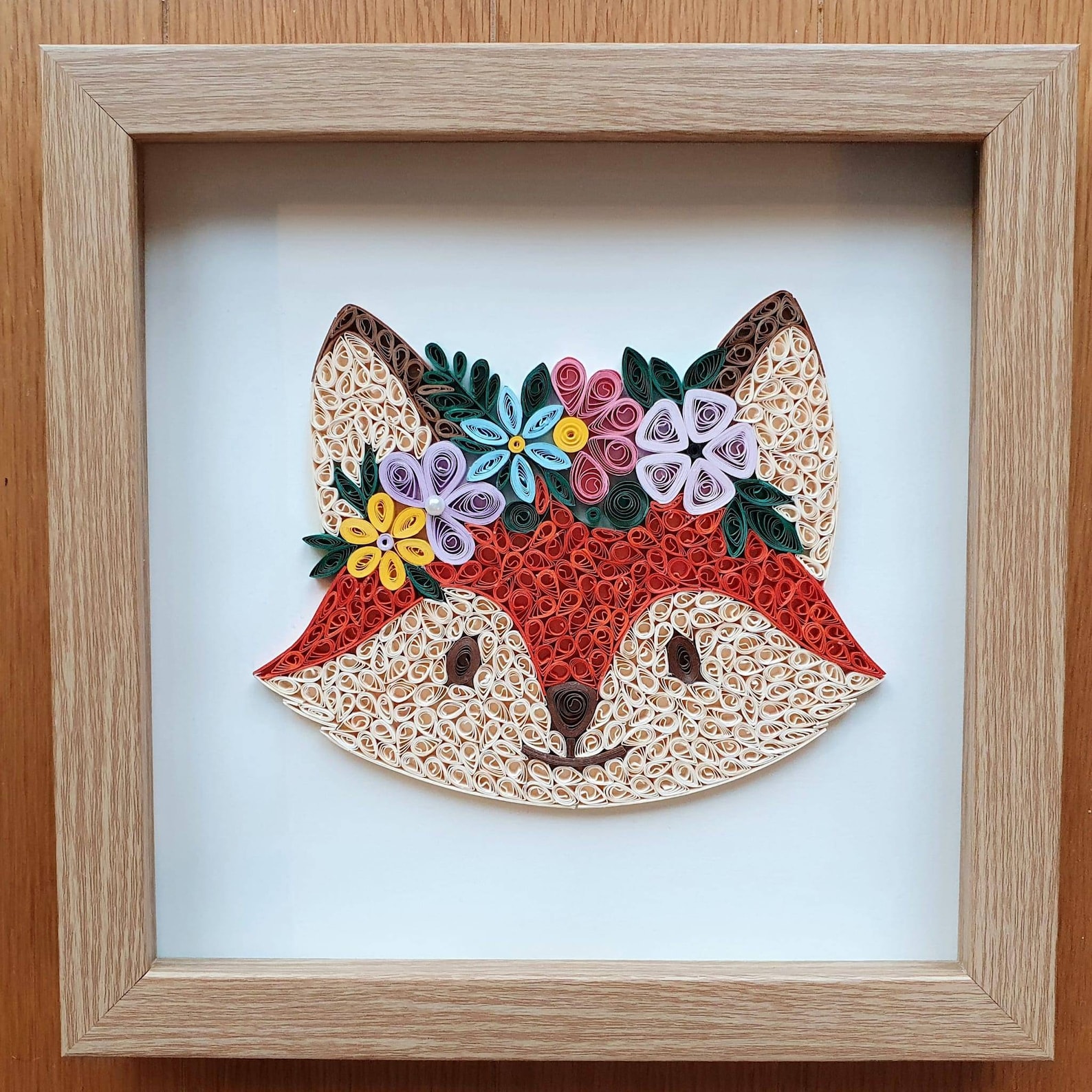 Quilled Paper Fox - Etsy