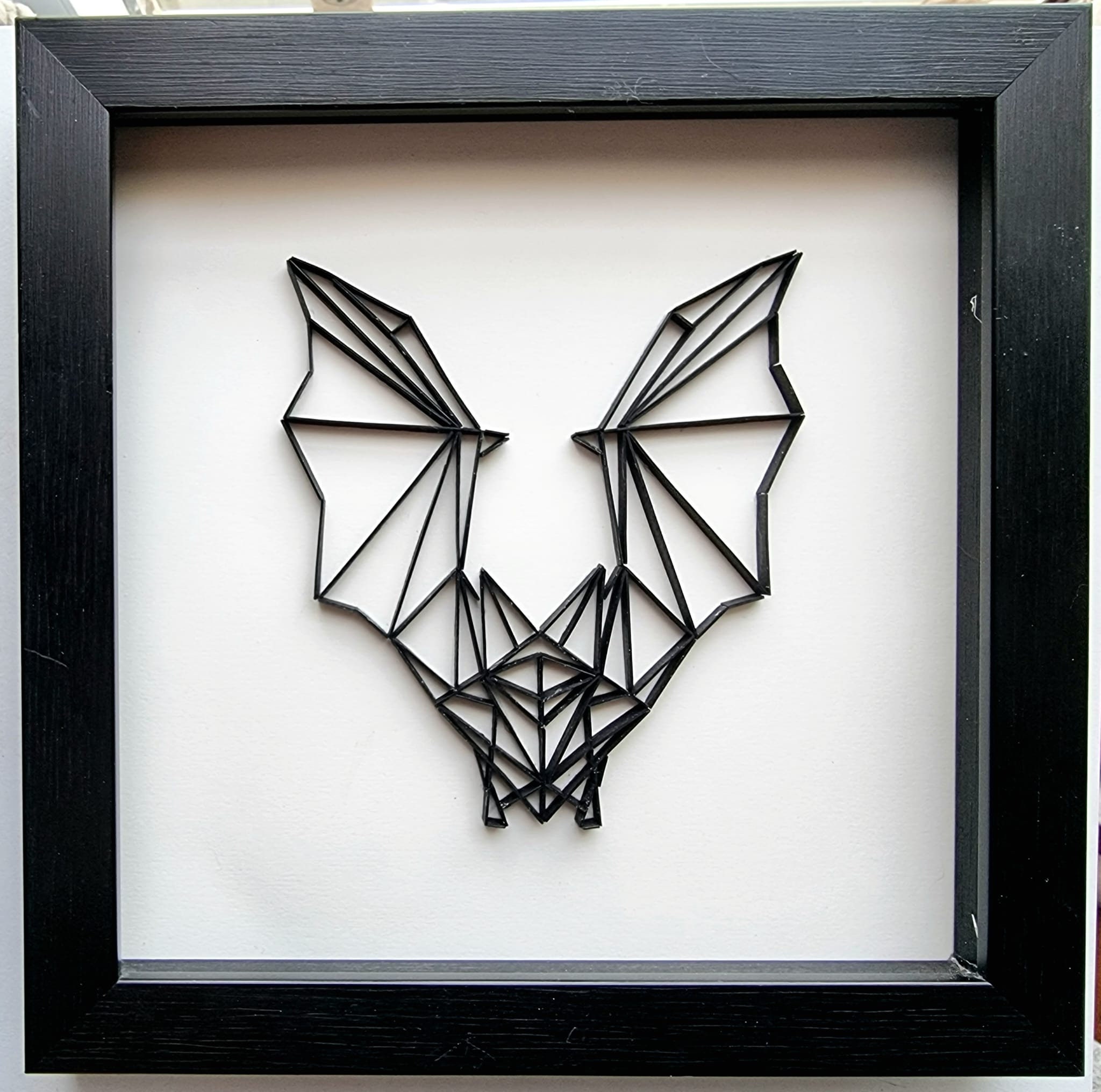Paper Quilled Bat line Art - Etsy
