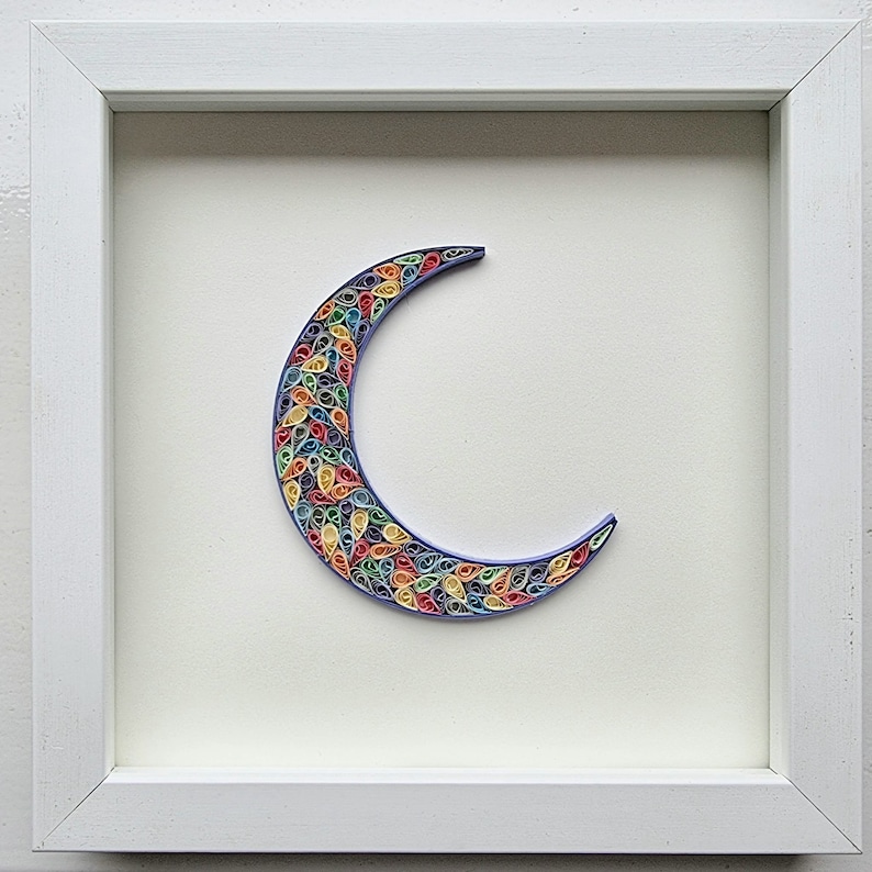 Quilled Paper Crescent Moon - Etsy