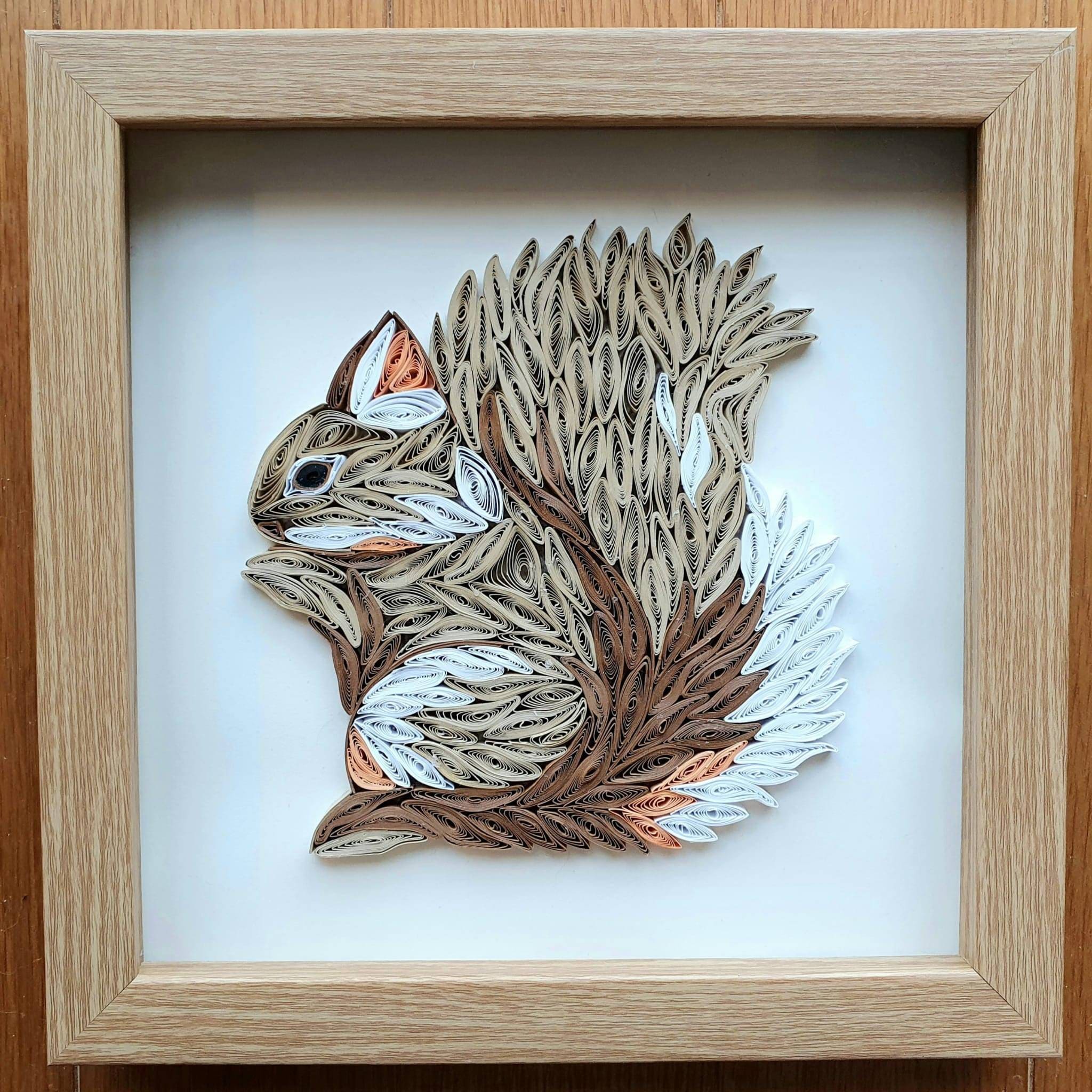 Quilled Paper Squirrel - Etsy