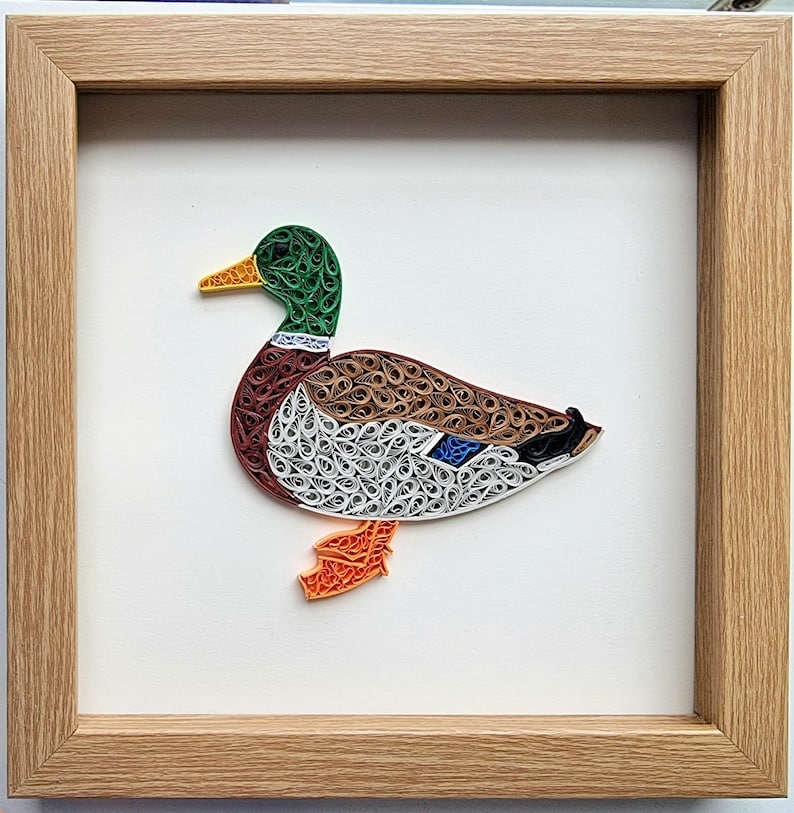 Quilled Paper Duck - Etsy