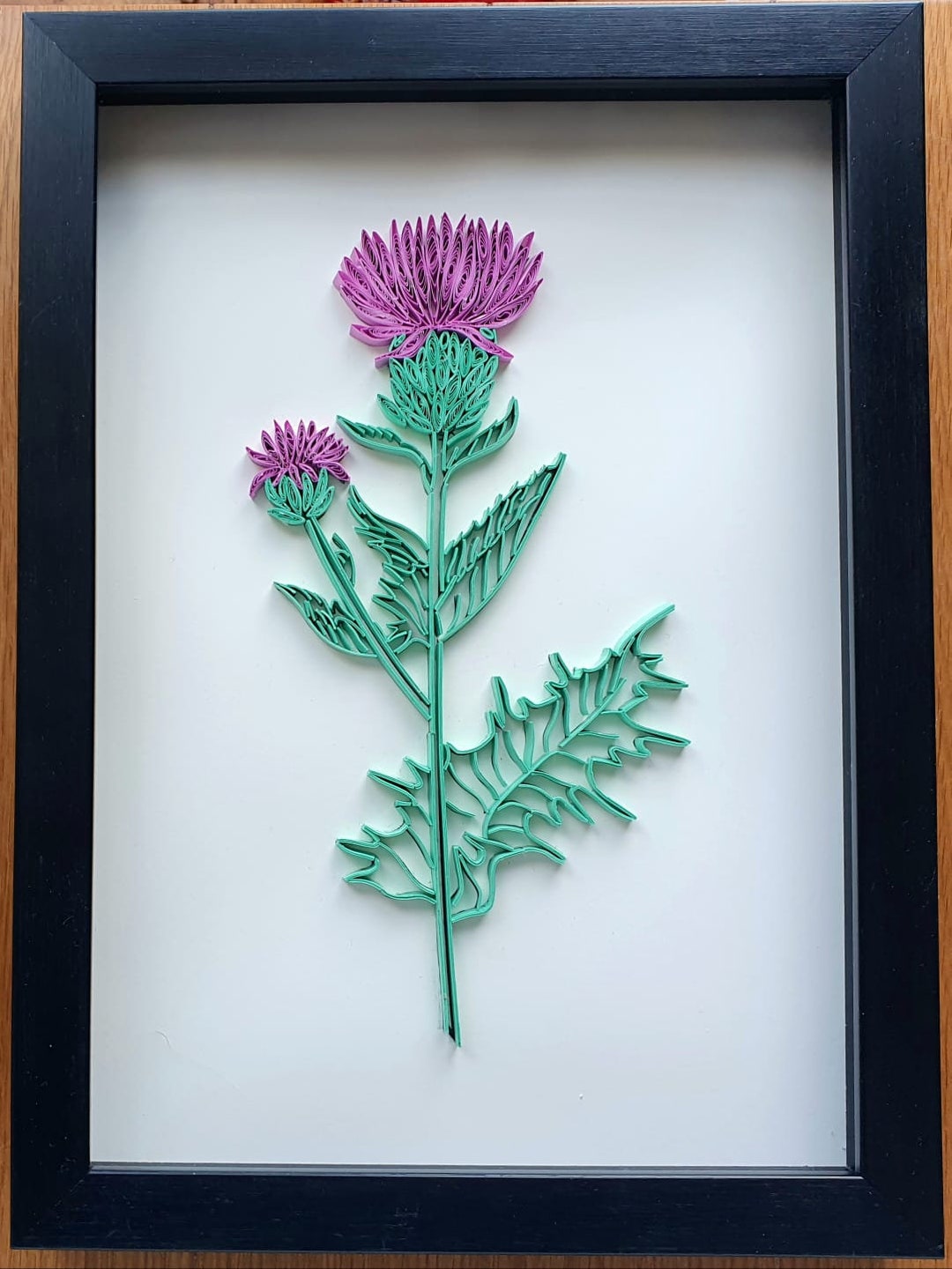 Paper Quilled Scottish Thistle - Etsy