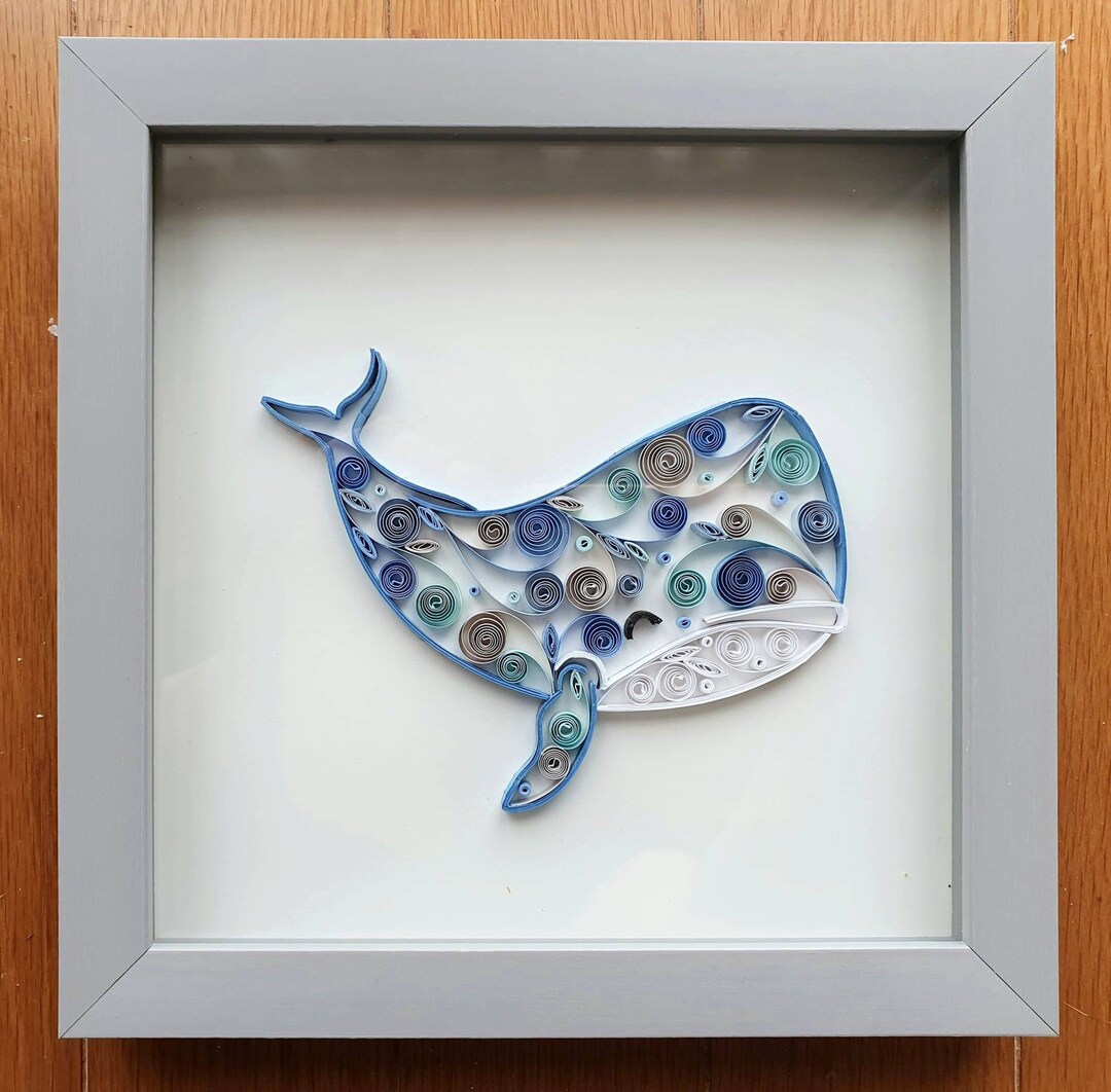Quilled Paper Whale - Etsy