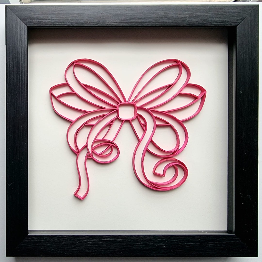 Paper Quilled Bow - Etsy