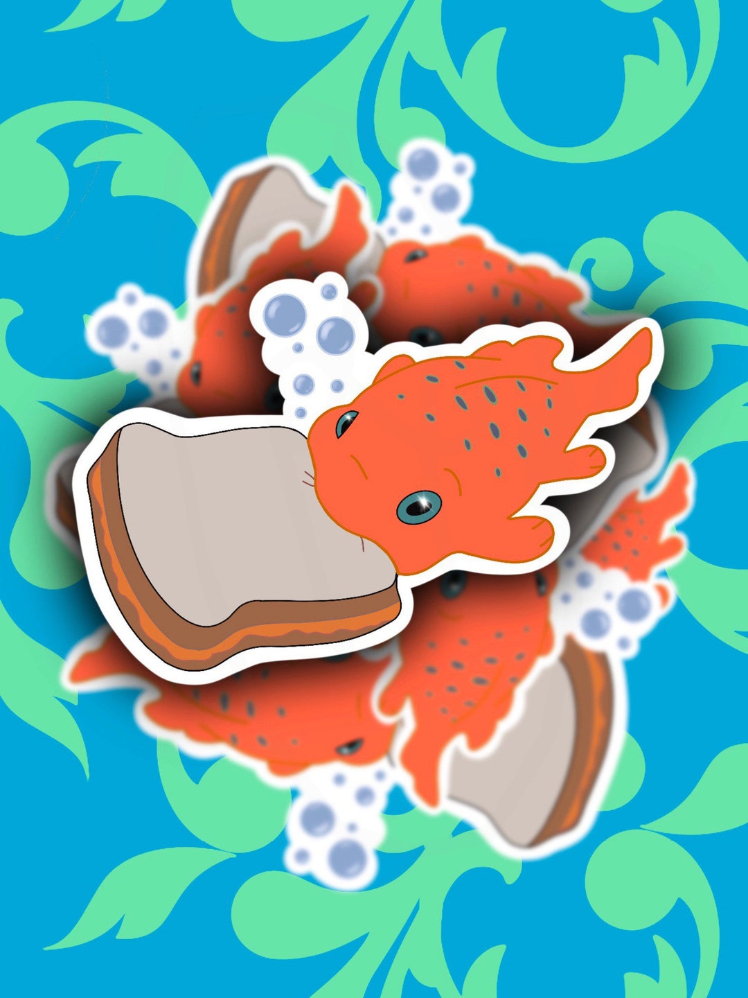 Pudge the Fish Sticker Lilo and Stitch Disney Inspired Sticker Pudge ...